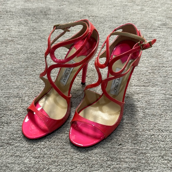 Jimmy Choo | Shoes | Jimmy Choo Open Toed Heels | Poshmark